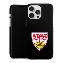 DeinDesign iPhone 15 Pro Max Handy Premium Case Smartphone Handyh&uuml;lle Schutzh&uuml;lle matt Vfb Stuttgart Coat Of Arms Official Licensed Product Premium Case