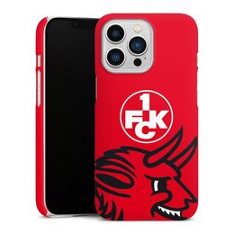 DeinDesign iPhone 13 Pro Handy Premium Case Smartphone Handyh&uuml;lle Schutzh&uuml;lle matt Devil 1. Fc Kaiserslautern 1. Fck Premium Case