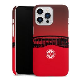 DeinDesign iPhone 13 Pro Handy Premium Case Smartphone Handyh&uuml;lle Schutzh&uuml;lle matt Official Licensed Product Eintracht Frankfurt Stadium Premium Case