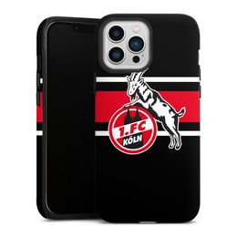 DeinDesign iPhone 13 Pro Max Handy Panzer Handyh&uuml;lle robuste Outdoor H&uuml;lle Schutzh&uuml;lle matt Official Licensed Product 1. Fc K&ouml;ln Logo Tough Case