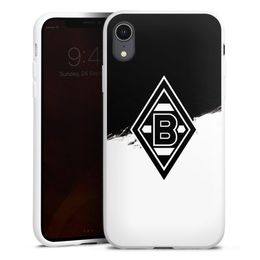 DeinDesign iPhone Xr Handy Silikon H&uuml;lle Case wei&szlig; Handyh&uuml;lle Bmg Borussia M&ouml;nchengladbach Gladbach Silikon Case