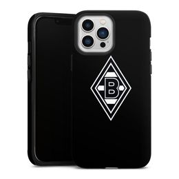 DeinDesign iPhone 13 Pro Max Handy Panzer Handyh&uuml;lle robuste Outdoor H&uuml;lle Schutzh&uuml;lle matt Borussia M&ouml;nchengladbach Gladbach Coat Of Arms Tough Case