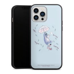 DeinDesign iPhone 13 Pro Max Handy Premium Silikon H&uuml;lle Handyh&uuml;lle schwarz Case Official Licensed Product Winnie The Pooh Eeyore Disney Silikon Premium Case