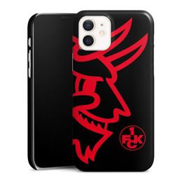 DeinDesign iPhone 12 Handy Premium Case Smartphone Handyh&uuml;lle Schutzh&uuml;lle gl&auml;nzend 1. Fc Kaiserslautern Official Licensed Product Logo Premium Case