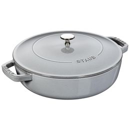 Staub Braisers Bräter mit Chistera Drop-Structure 28 cm, Gusseisen