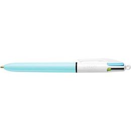 BIC 4-Farben-Kugelschreiber Fun blau Schreibfarbe farbsortiert, 1 St.