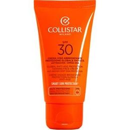 Collistar Sonnenpflege Sun Protection Tan Global Anti-Age Protection Tanning Face Cream SPF 30