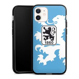 DeinDesign iPhone 12 mini Handy Silikon H&uuml;lle Case schwarz Handyh&uuml;lle Coat Of Arms Tsv 1860 M&uuml;nchen Official Licensed Product