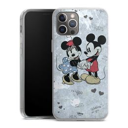 DeinDesign iPhone 12 Pro Max Handy Silikon H&uuml;lle Case transparent Handyh&uuml;lle Vintage Disney Silikon Case