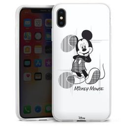 DeinDesign iPhone Xs Max Handy Silikon H&uuml;lle Case transparent Handyh&uuml;lle Mickey Mouse Disney Official Licensed Product Silikon Case