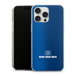 DeinDesign iPhone 15 Pro Max Handy Silikon H&uuml;lle Case transparent Handyh&uuml;lle Hsv Logo Official Licensed Product Silikon Case