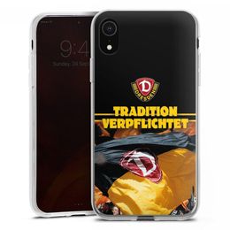 DeinDesign iPhone Xr Handy Silikon H&uuml;lle Case transparent Handyh&uuml;lle Sgd Sg Dynamo Dresden Merchandise Silikon Case