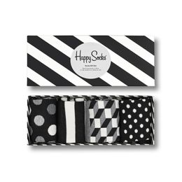 Black & White 4er-Pack Geschenkbox | Happy Socks 7333102393491