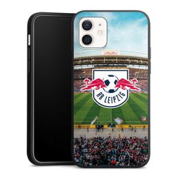 DeinDesign iPhone 12 Handy Premium Silikon H&uuml;lle Handyh&uuml;lle schwarz Case Official Licensed Product Stadium Rb Leipzig Silikon Premium Case