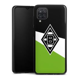 DeinDesign Galaxy A12 Handy Silikon H&uuml;lle Case schwarz Handyh&uuml;lle Official Licensed Product Borussia M&ouml;nchengladbach Gladbach