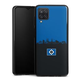 DeinDesign Galaxy A12 Handy Silikon H&uuml;lle Case schwarz Handyh&uuml;lle Skyline Hamburg Hsv