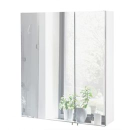 Schildmeyer Spiegelschrank Badschrank Badspiegel Wandspiegel 2türig weiß glanz