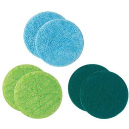 MediaShop Hurricane Floating Mop Ersatz-Pads – Mikrofaser-Pads für den Akku Wischer Floating Mop – saugfähige Wischmopp-Pads – 2x Mikrofaser-Pad, 2x