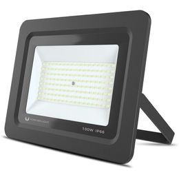 Flutlicht led proxim ll IP66 Wasserdicht Strahler Fluter 100W Ersetzt 380W Neutralweiß (4500K) 8000LM Spotlight Außenstrahler Wandstrahler