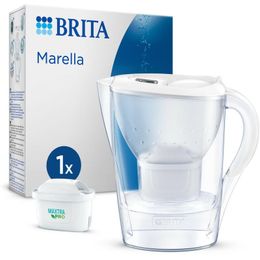 Tischwasserfilter Marella weiss, 2,4 l Füllmenge Wasserfilter - Brita