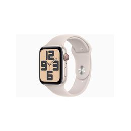 Apple Watch SE (2023) GPS + Cellular 44mm - Starlight Aluminium Case with Starlight Sport Band - S/M