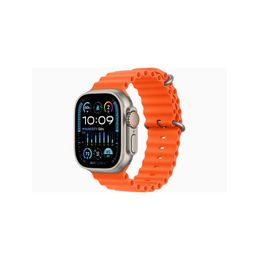 Apple Watch Ultra 2 GPS + Cellular 49mm - Titanium Case with Orange Ocean Band