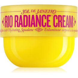 Sol de Janeiro Rio Radiance Cream aufhellende Körpercreme mit feuchtigkeitsspendender Wirkung 75 ml