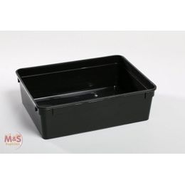 M&S Reptilien Terrarium Kunststoffbox schwarz
