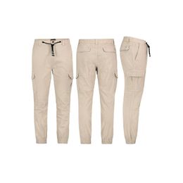 Sublevel Cargohose Sublevel Herren Cargo Hose Elastische Bündchen Freizeithose Chino