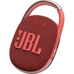 JBL Clip 4 Portable-Lautsprecher (Bluetooth, 5 W), rot
