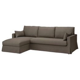 IKEA HYLTARP 3er-Sofa mit Récamiere, links
