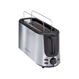 Alpina Toaster, 1000 W, 2 Scheibentoaster, schwarz/silber
