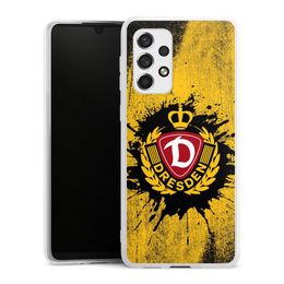 DeinDesign Galaxy A33 5G Handy Silikon H&uuml;lle Case transparent Handyh&uuml;lle Official Licensed Product Soccer Sg Dynamo Dresden Silikon Case