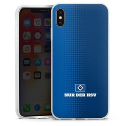 DeinDesign iPhone Xs Max Handy Silikon H&uuml;lle Case transparent Handyh&uuml;lle Hsv Logo Official Licensed Product Silikon Case