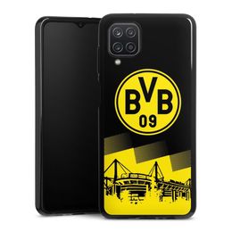 DeinDesign Galaxy A12 Handy Silikon H&uuml;lle Case schwarz Handyh&uuml;lle Bvb Stadium Borussia Dortmund