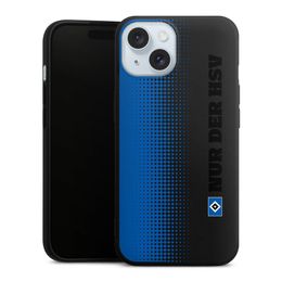 DeinDesign iPhone 15 Handy Premium Silikon H&uuml;lle Handyh&uuml;lle schwarz Case Logo Hsv Transparent Silikon Premium Case