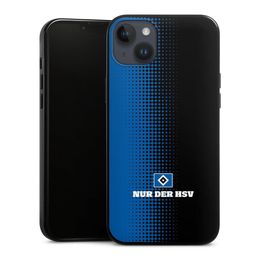 DeinDesign iPhone 14 Plus Handy Silikon H&uuml;lle Case schwarz Handyh&uuml;lle Logo Official Licensed Product Hsv