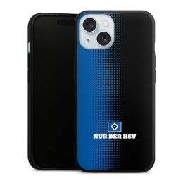 DeinDesign iPhone 15 Handy Premium Silikon H&uuml;lle Handyh&uuml;lle schwarz Case Logo Official Licensed Product Hsv Silikon Premium Case