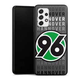 DeinDesign Galaxy A53 5G Handy Silikon H&uuml;lle Case schwarz Handyh&uuml;lle Official Licensed Product H96 Hannover 96