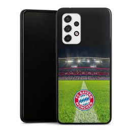 DeinDesign Galaxy A53 5G Handy Silikon H&uuml;lle Case schwarz Handyh&uuml;lle Stadium Fcb Fc Bayern M&uuml;nchen