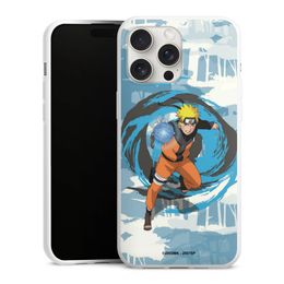 DeinDesign iPhone 15 Pro Max Handy Silikon H&uuml;lle Case wei&szlig; Handyh&uuml;lle Official Licensed Product Manga Naruto Shippuden Silikon Case