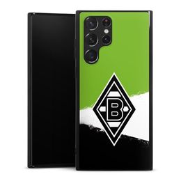 DeinDesign Galaxy S22 Ultra Handy Silikon H&uuml;lle Case schwarz Handyh&uuml;lle Borussia M&ouml;nchengladbach Bmg Official Licensed Product