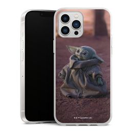 DeinDesign iPhone 13 Pro Max Handy Silikon H&uuml;lle Case transparent Handyh&uuml;lle The Child Star Wars Baby Yoda Silikon Case