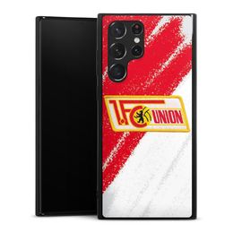 DeinDesign Galaxy S22 Ultra Handy Silikon H&uuml;lle Case schwarz Handyh&uuml;lle 1. Fc Union Berlin Logo Official Licensed Product