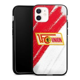 DeinDesign iPhone 12 Handy Silikon H&uuml;lle Case schwarz Handyh&uuml;lle 1. Fc Union Berlin Logo Official Licensed Product
