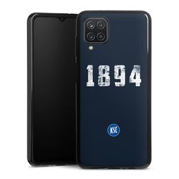 DeinDesign Galaxy A12 Handy Silikon H&uuml;lle Case schwarz Handyh&uuml;lle Ksc Karlsruher Sc Bundesliga