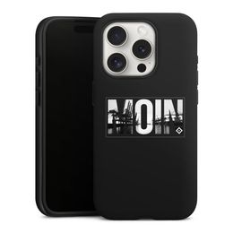 DeinDesign iPhone 15 Pro Handy Panzer Handyh&uuml;lle robuste Outdoor H&uuml;lle Schutzh&uuml;lle matt Hamburger Sv Hsv Official Licensed Product Tough Case
