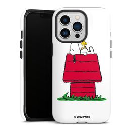 DeinDesign iPhone 13 Pro Handy Panzer Handyh&uuml;lle robuste Outdoor H&uuml;lle Schutzh&uuml;lle gl&auml;nzend Snoopy Peanuts Official Licensed Product Tough Case