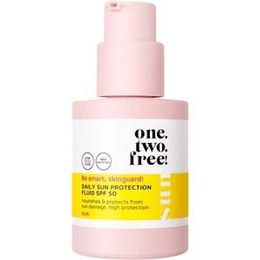 one.two.free! Pflege Gesichtspflege Daily Sun Protection Fluid SPF 50