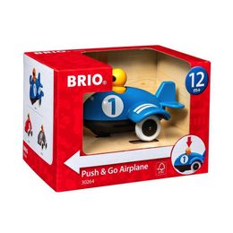 Brio® Nachziehspielzeug Kleinkindwelt Holz Rollspielzeug Push & Go Flugzeug 30264